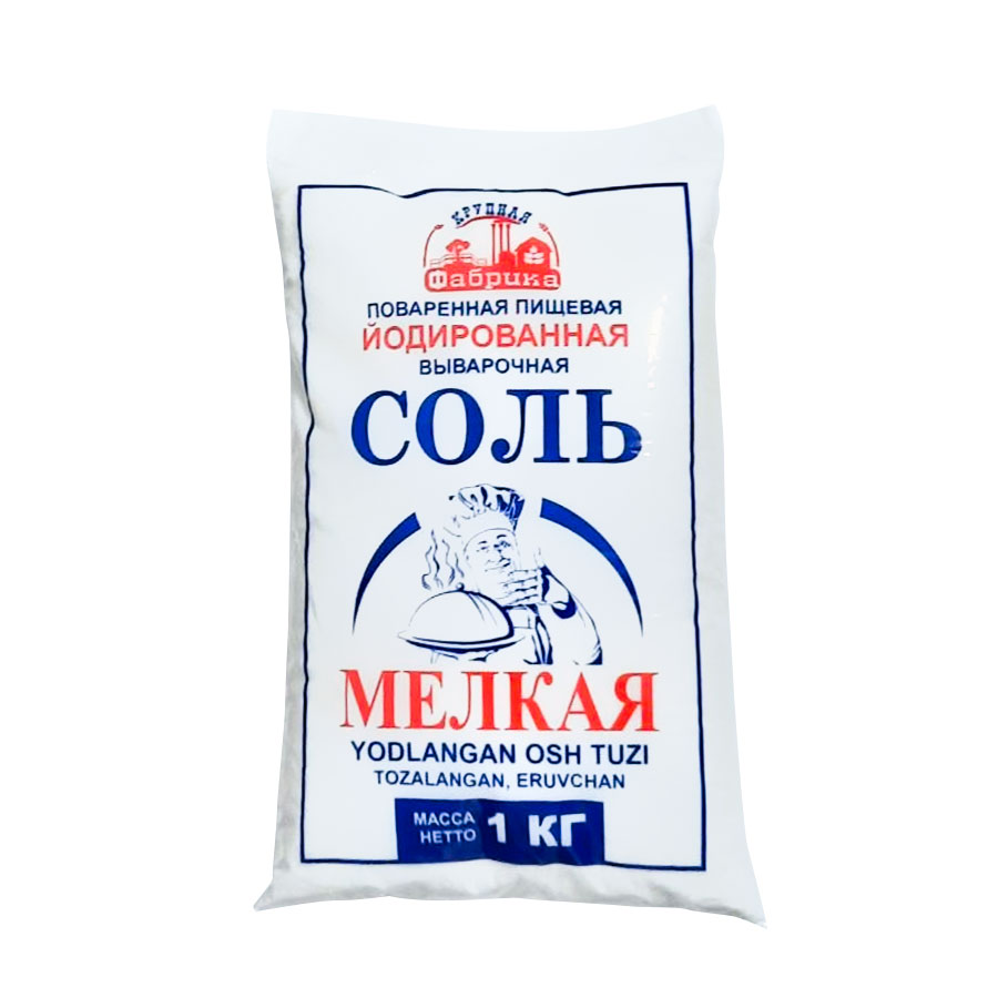 Bozor.com | Krupnaya fabrika osh tuzi 1 kg melkaya